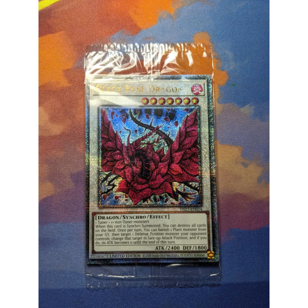 Black Rose Dragon Card - TN23-EN014 - Quarter Century Rare 1st Edition | Shopee Malaysia