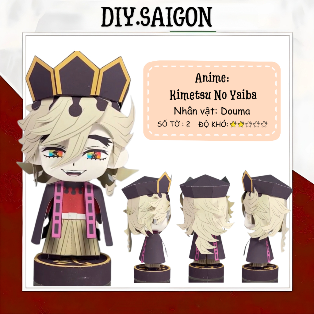 [Kimetsu No Yaiba] - Anime Chibi Douma Paper Model | Shopee Malaysia