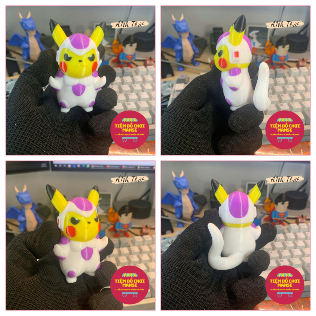 [ Exclusive Design ] 8cm Pokemon Cosplay Naruto, Dragon Ball toy model ...