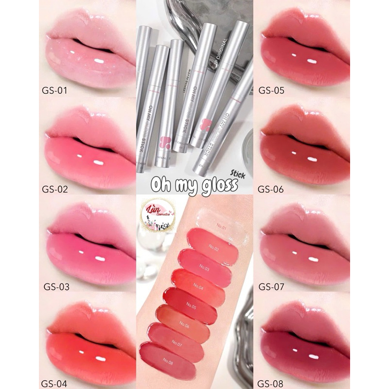 [2P Original] 2P ORIGINAL Lipstick Soft Gloss Glossy Lips Silver Shell ...
