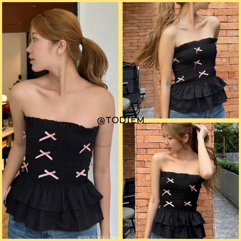 (REAL Photo) Cute Little Little Bow Bra - CRIME | Shopee Malaysia