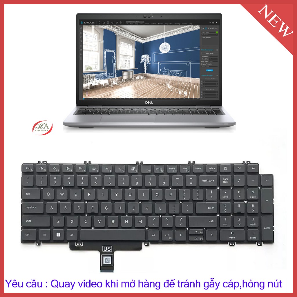 Dell Precision 3560 Keyboard | Shopee Malaysia