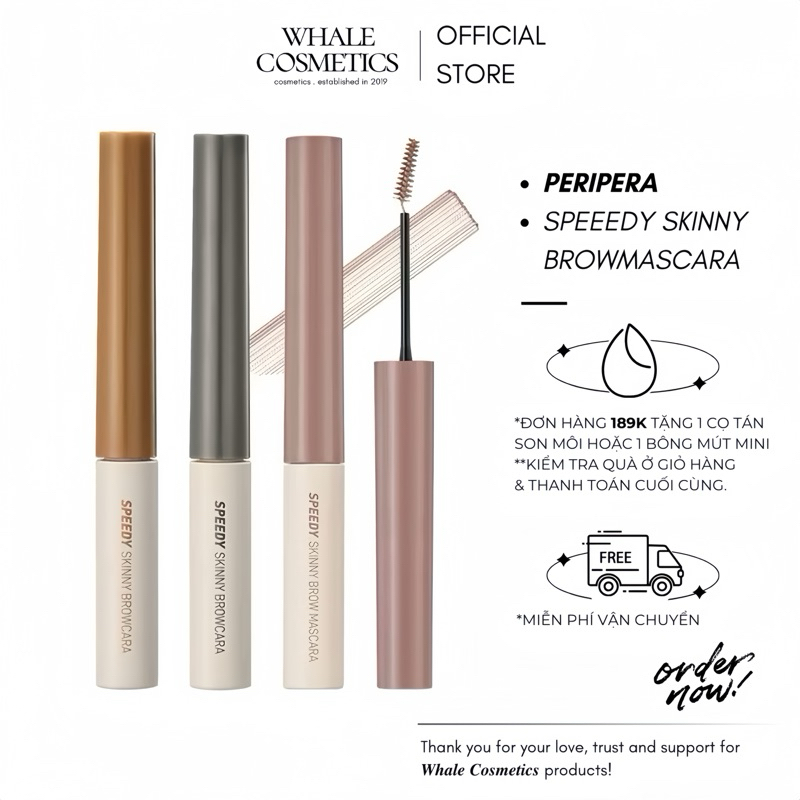 (Peripera) Peripera Speedy Skinny Brow Mascara | Shopee Malaysia