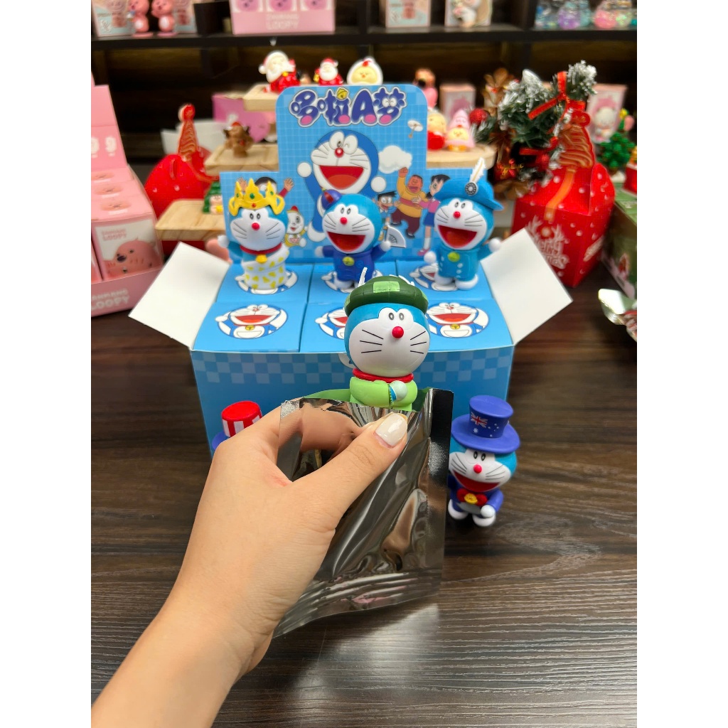 (Doremon Travel) Blindbox blind box Doraemon Travel robot cat cartoon ...