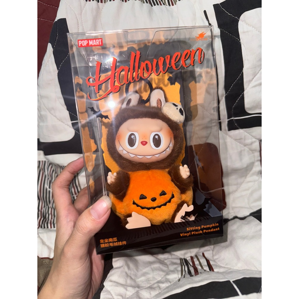 [GENUINE] Pop MART - Labubu Happy Halloween Party - Labubu pumpkin ...