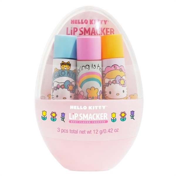 Set of 3 Lip Smacker Hello Kitty Easter Egg Lip Balm Trio 3x4g (USA ...