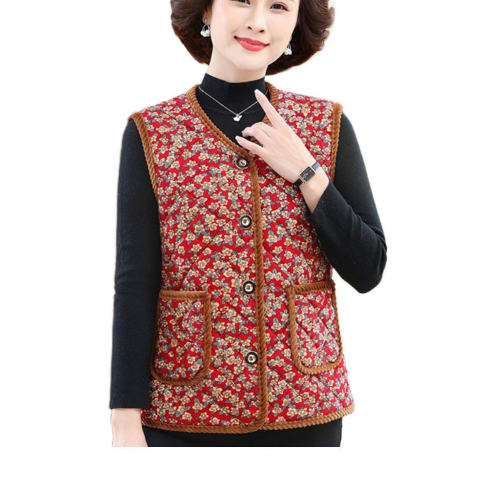 Hafa T66 middle-aged cotton vest for middle-aged mothers and ...