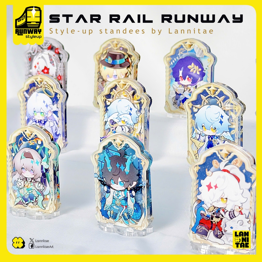 Combo 7 INSURANCE Standee Style-Up RUNWAY Honkai Star Rail | Shopee ...
