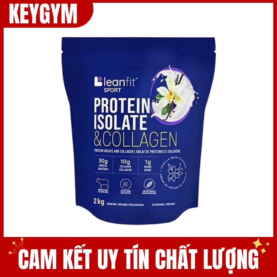 [KEYGYM Products] Leanfit Whey Protein Isolate Collagen Powder 2kg ...