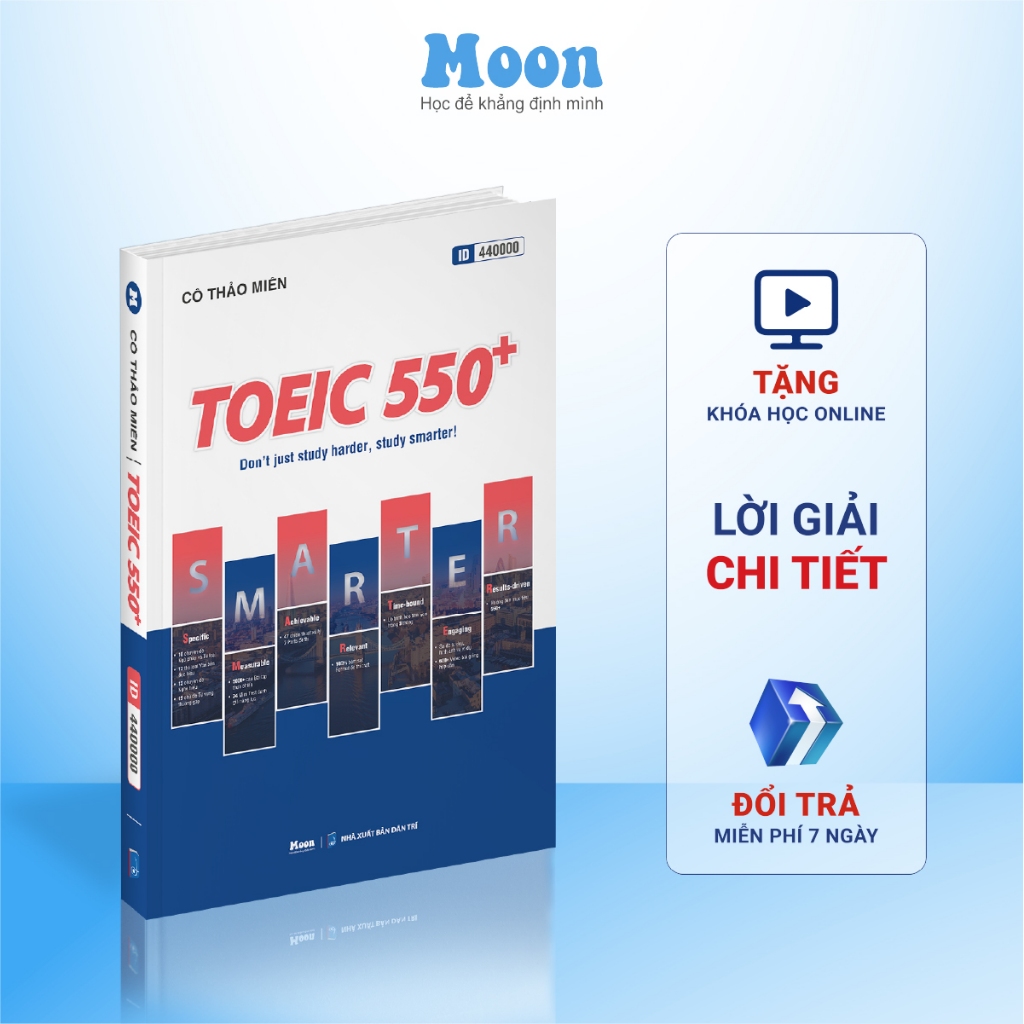 Book - toeic 550+ to review toeic - Moonbook | Shopee Malaysia