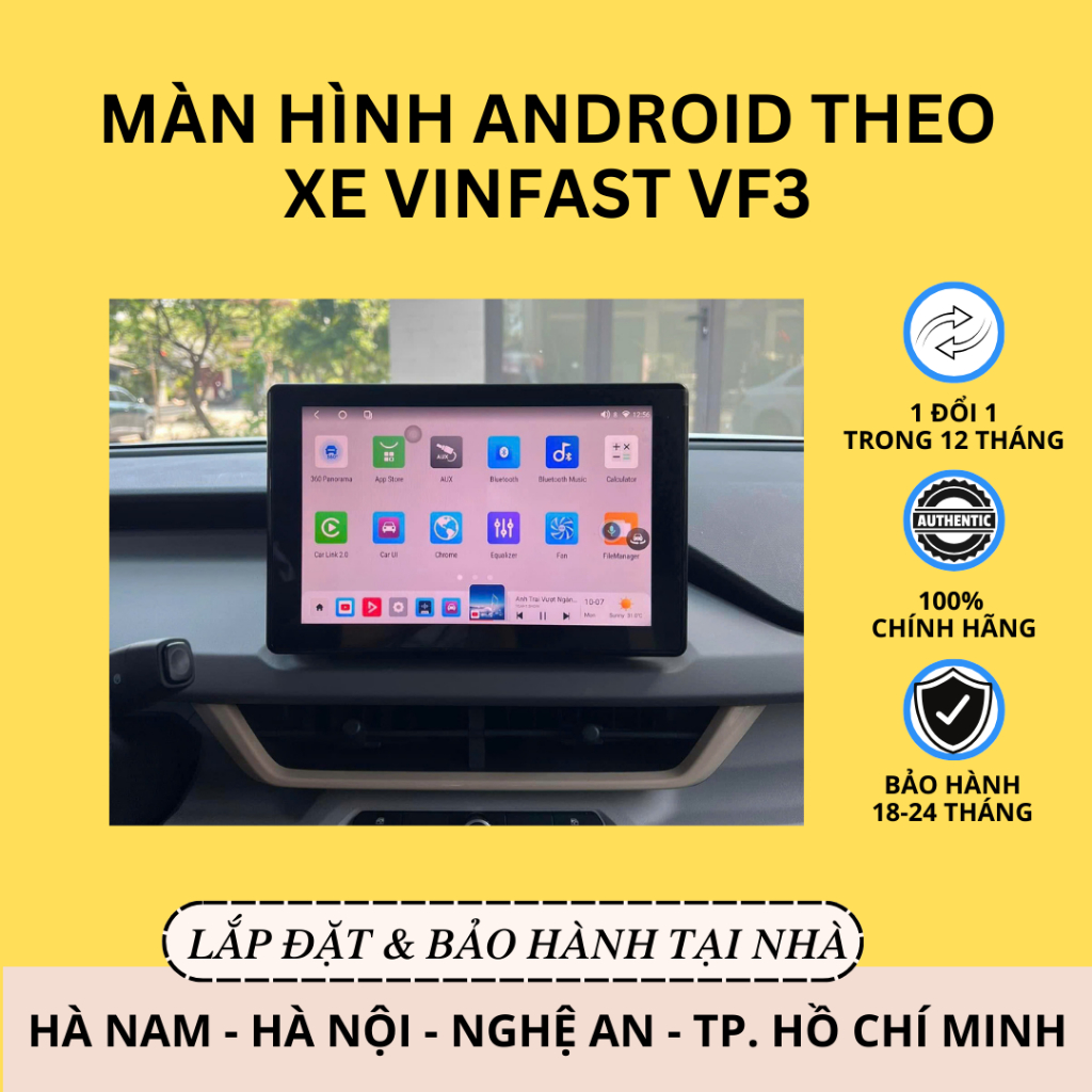 Android Screen for Vinfast VF3 | Two Parallel Operating Systems ...