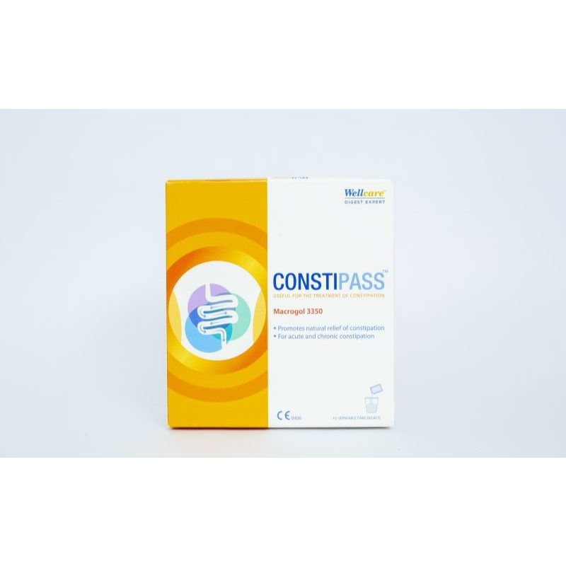 Constipass Macrogol 3350, 20 packs, Laxative support powder for ...
