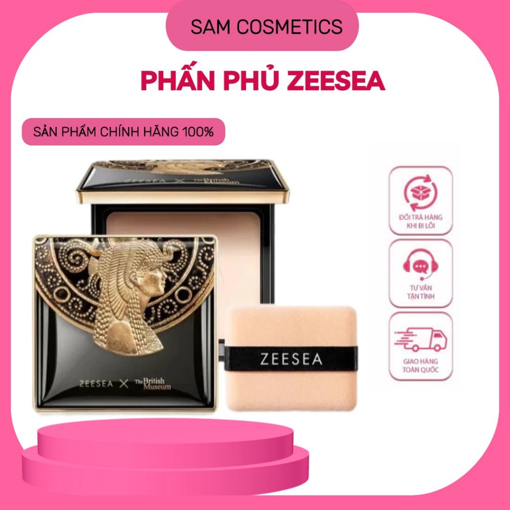 ZEESEA Zeseea pressed powder, oil-control, waterproof, smooth coating to protect the skin ...