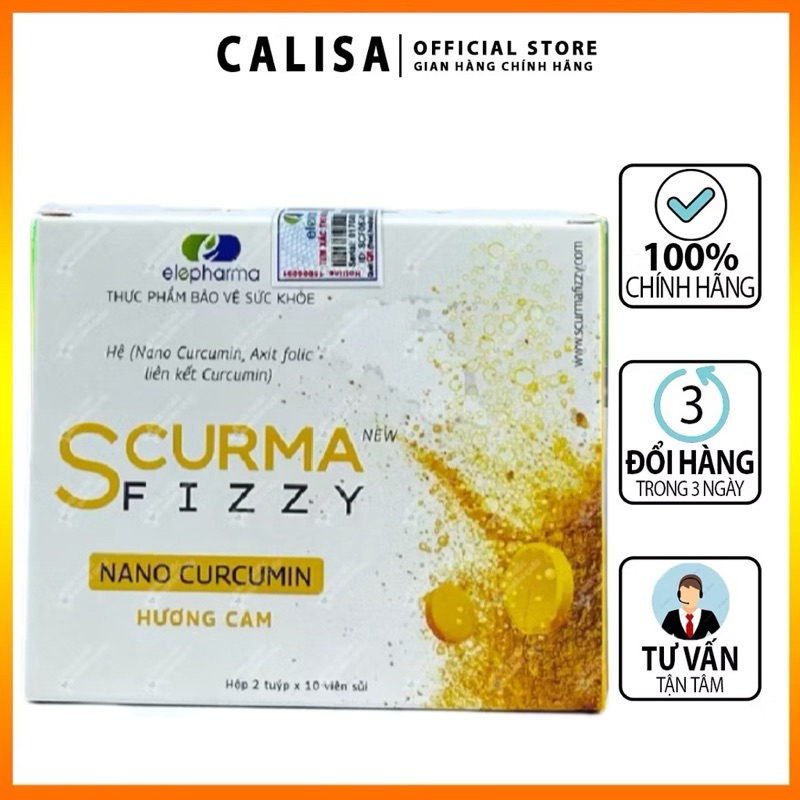 Nano Curcumin Scurma Fizzy effervescent tablets for duodenal ulcers ...