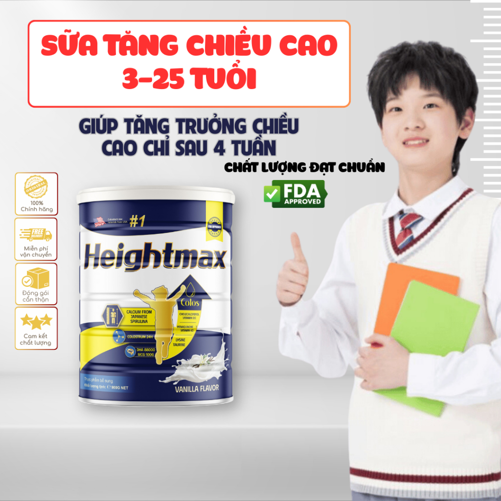 Heightmax height increasing milk 900g with colostrum imported from the ...