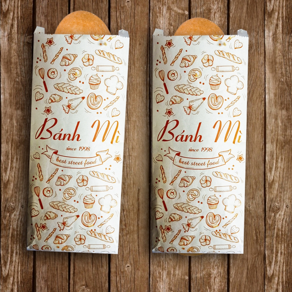 Beautiful bread bags and bags 2024 Japanese Kraft paper TBT01 -1000 ...