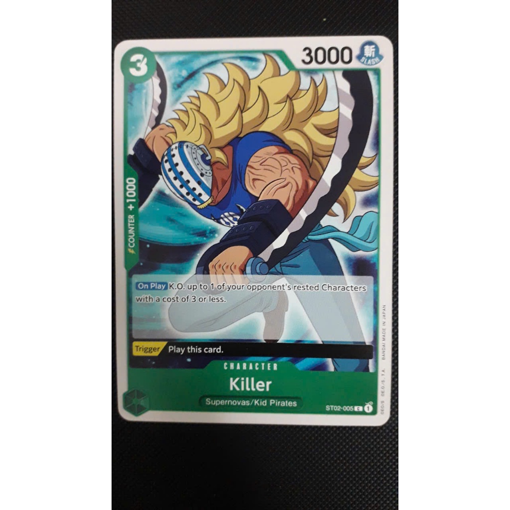 [TNTB] One Piece TCG Card ST02-005 - Killer - Character - Common | Shopee Malaysia