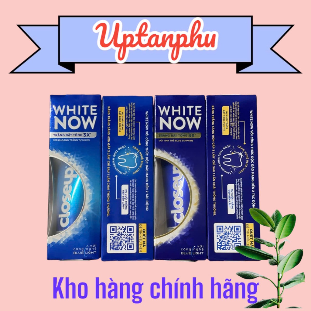 Closeup White Now Toothpaste - INSTANT 3X Brightening White with Blue ...