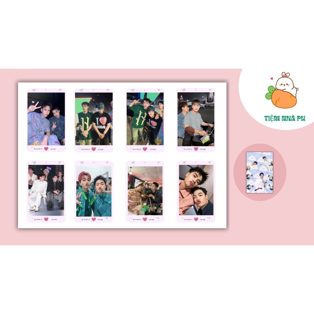 Set OF 8 CORNERED CARD QUANG HUNG MASTERD AND NEGAV | Shopee Malaysia