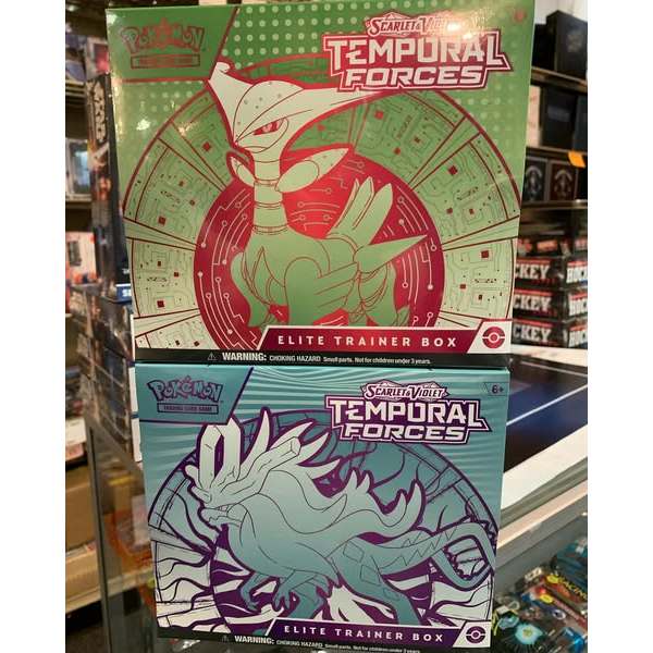 Temporal Forces Elite Trainer Box - Pokemon Scarlet & Violet TCG ETB ...