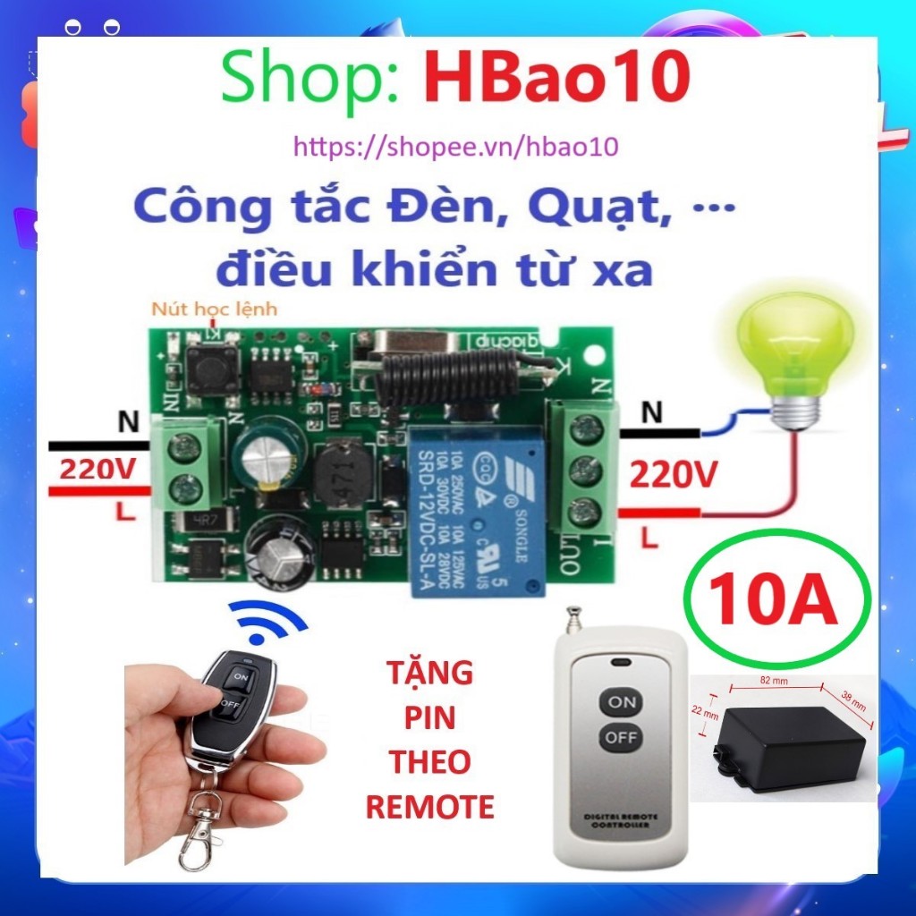 [Ho Chi minh Express] Fan Light Switch ... smart RF wireless remote ...
