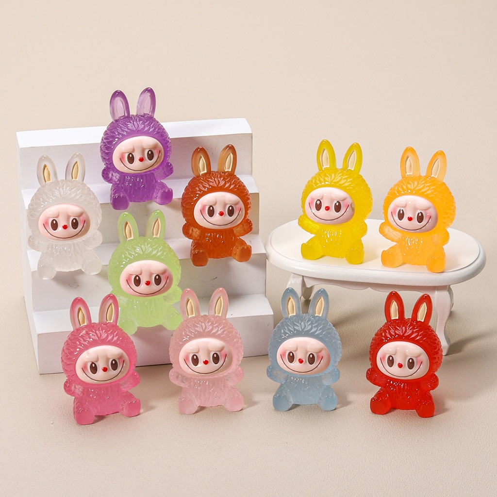 Labubu V2 Blind Bag Luminous Mini Toy Model, DIY, Lucky Candy Bag ...