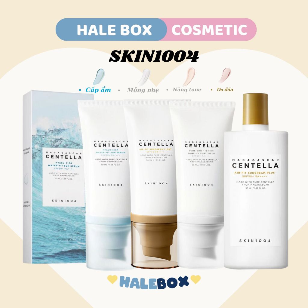 Skin1004 Madagascar Centella Air Fit Sunscreen - Hyalu Cica - Tone Up ...