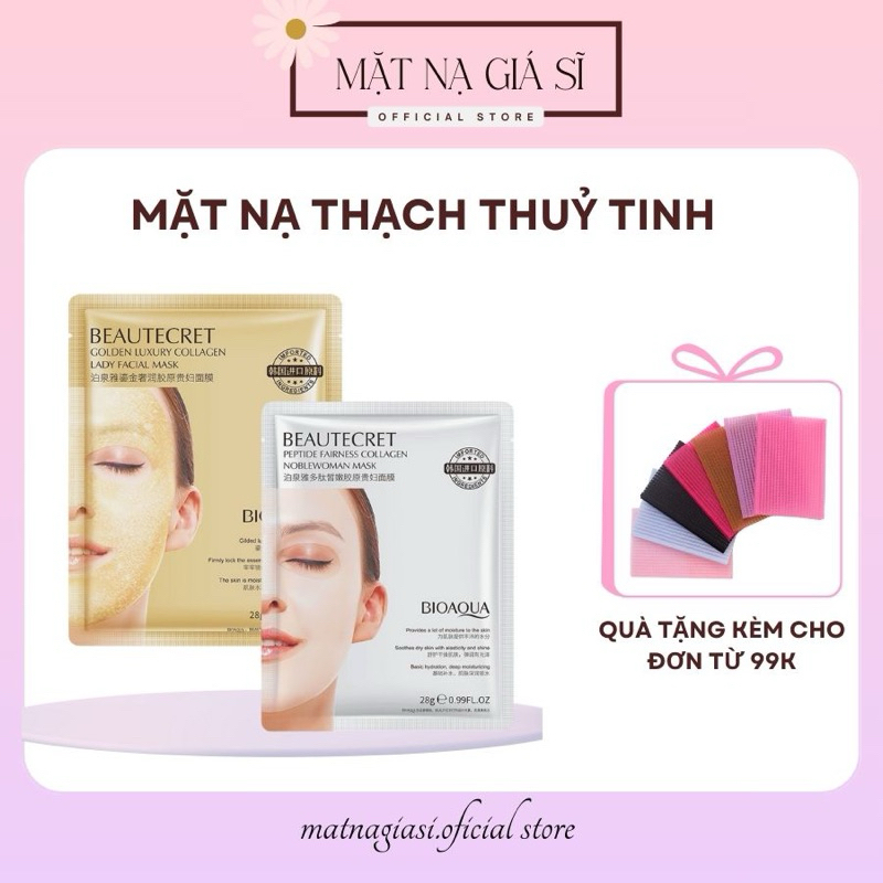 [Combo Of 5 - 10 pieces] Collagen jelly mask - Collagen glass mask ...