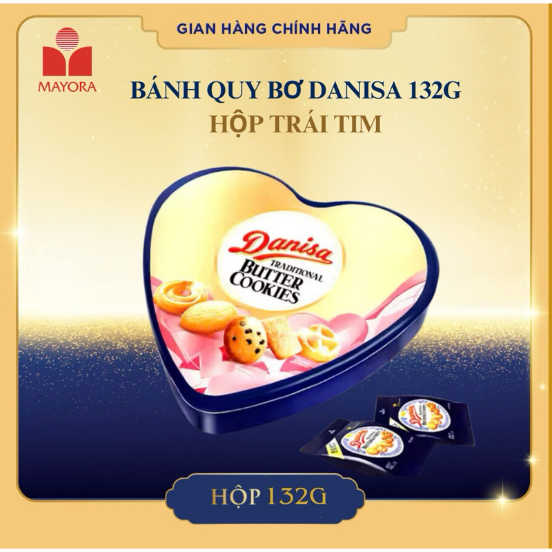 Danisa Heart Shaped Butter Cookies 132g | Shopee Malaysia