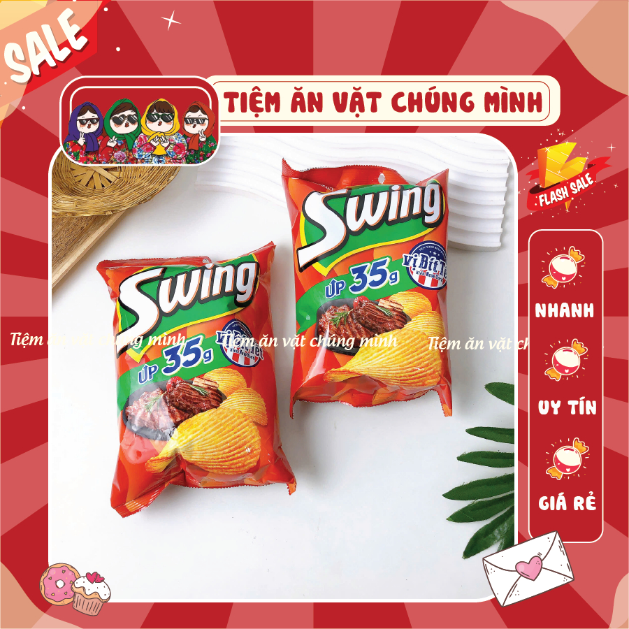 Swing potato chips with Steak flavor CNY, genuine new version of Orion ...