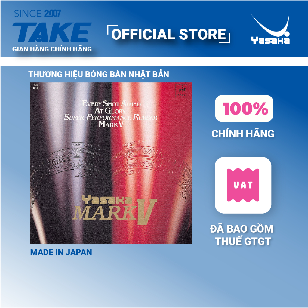 Genuine Yasaka MARK V Table Tennis Racket MADE IN JAPAN | Shopee Malaysia
