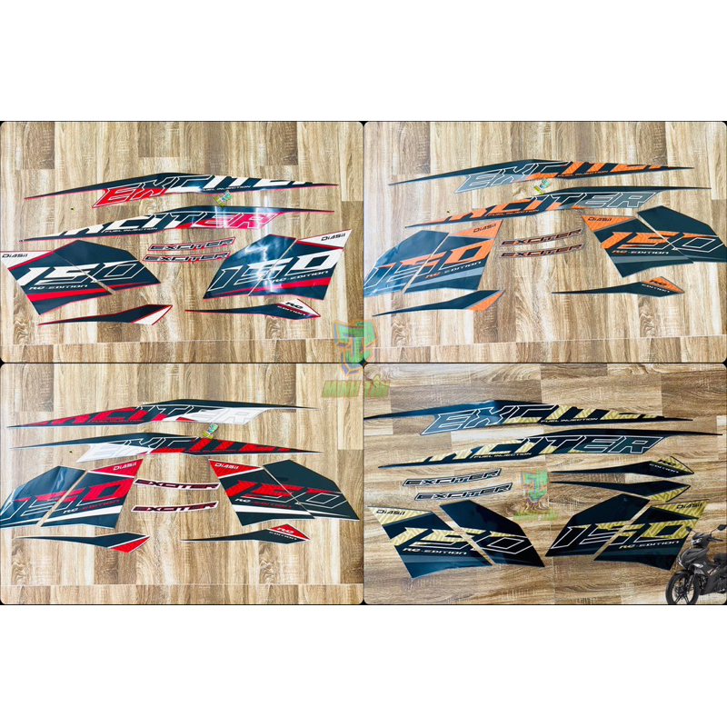 Exciter 155 RC 2021 stamp set, 3 layers as thick as original | Shopee ...