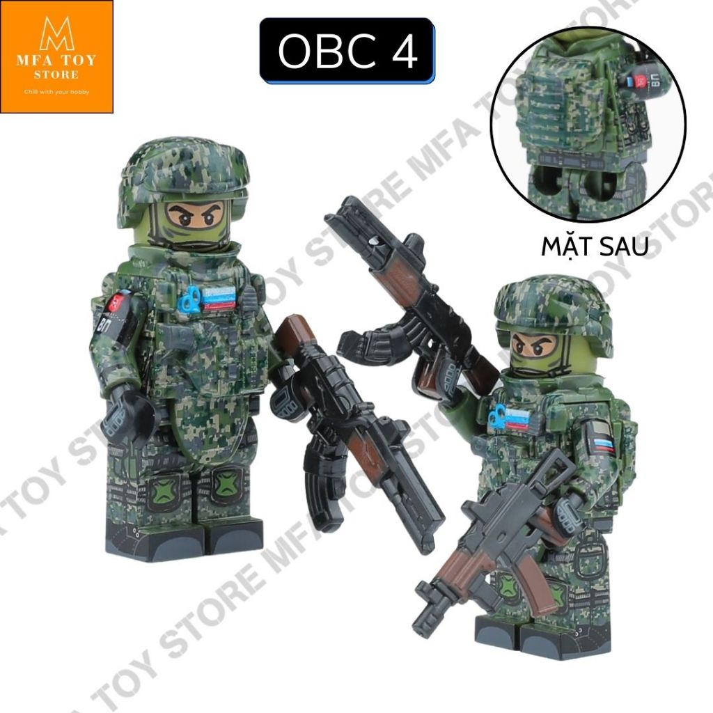 Swat army assembly toy, military assembly model - Russian soldier OBC 4 No.515 | Shopee Malaysia