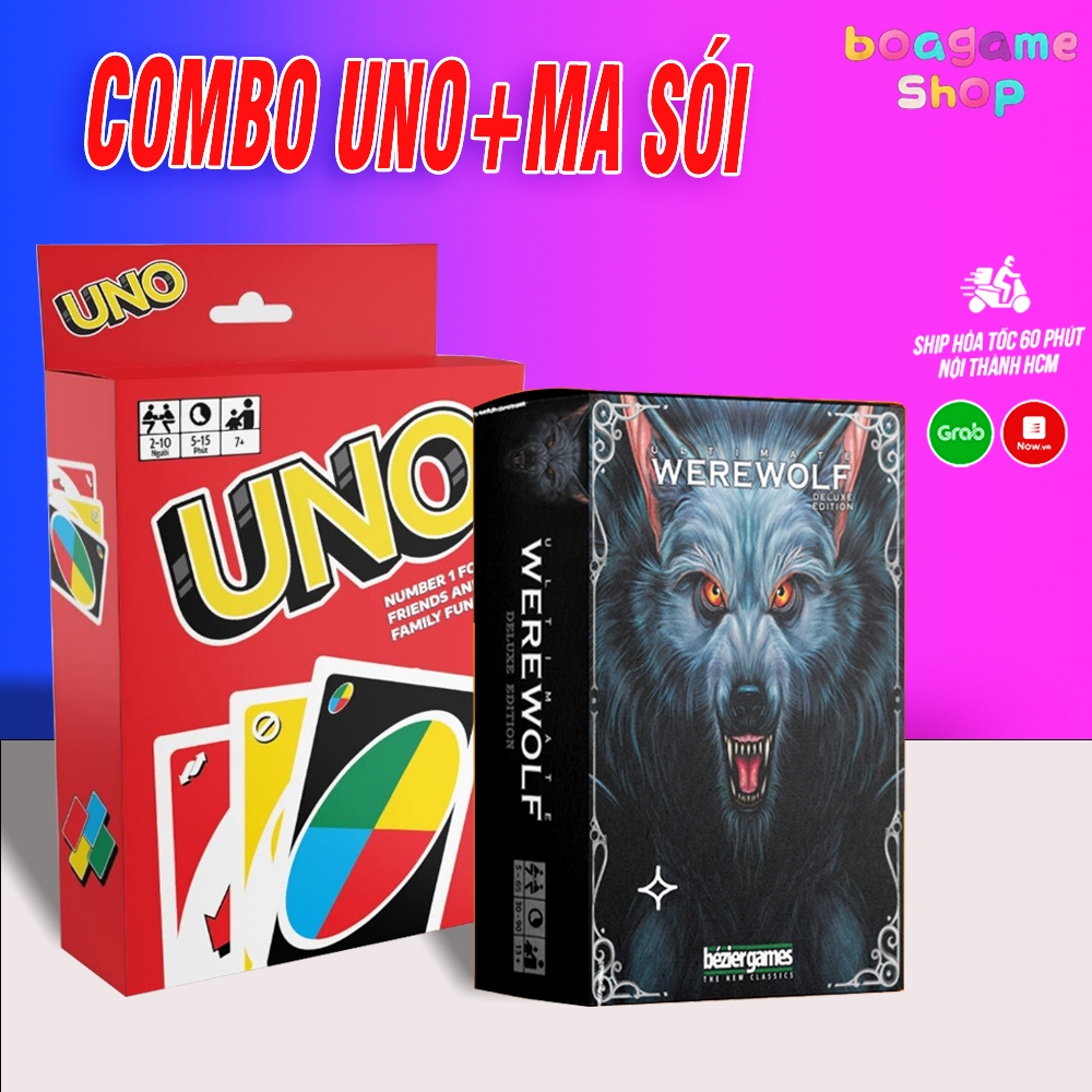 COMBO werewolf card ultimate + UNO 110 cards Vietnamese werewolf full ...