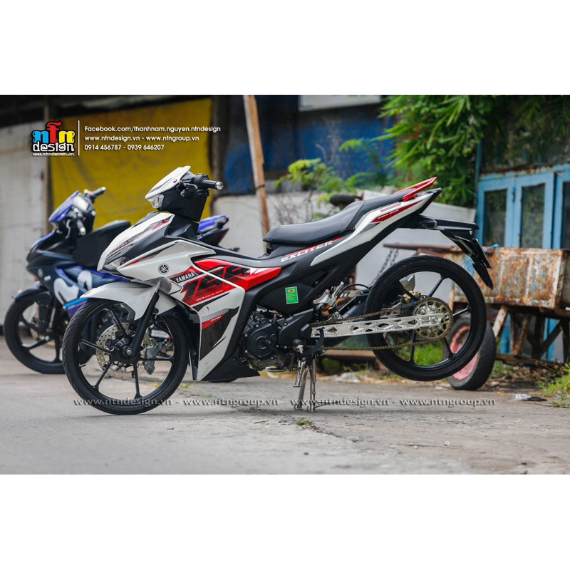 Exciter 155 stamp - model N29 (White, Red) | Shopee Malaysia