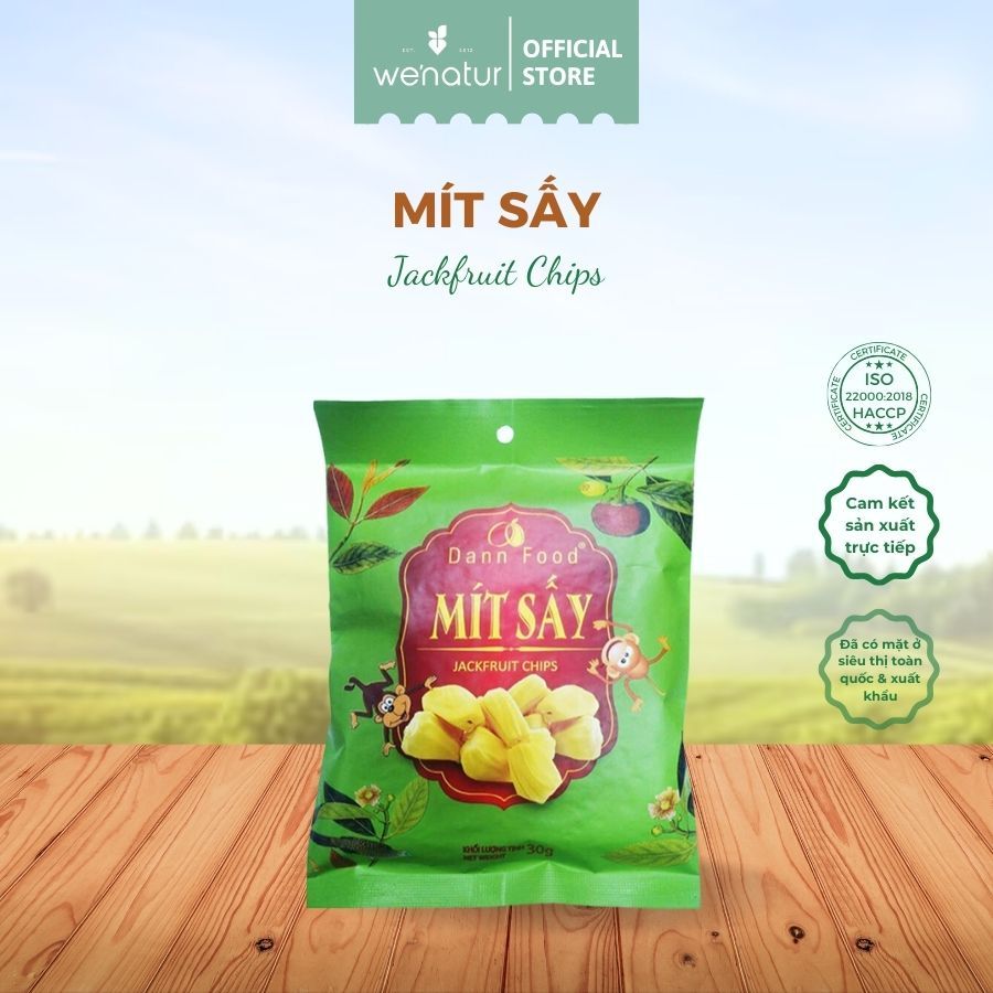 [Snacks] Dann Food Sugar-Free Crispy Dried Jackfruit 30g | Shopee Malaysia