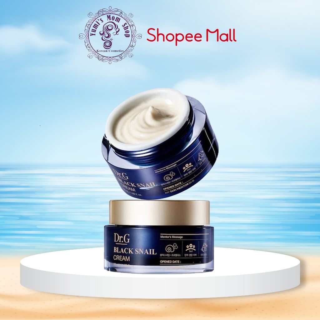 Dr.g Black Snail Cream Intensive Anti-Aging Firming Cream 50ml Contains Black Snail Essence and ...