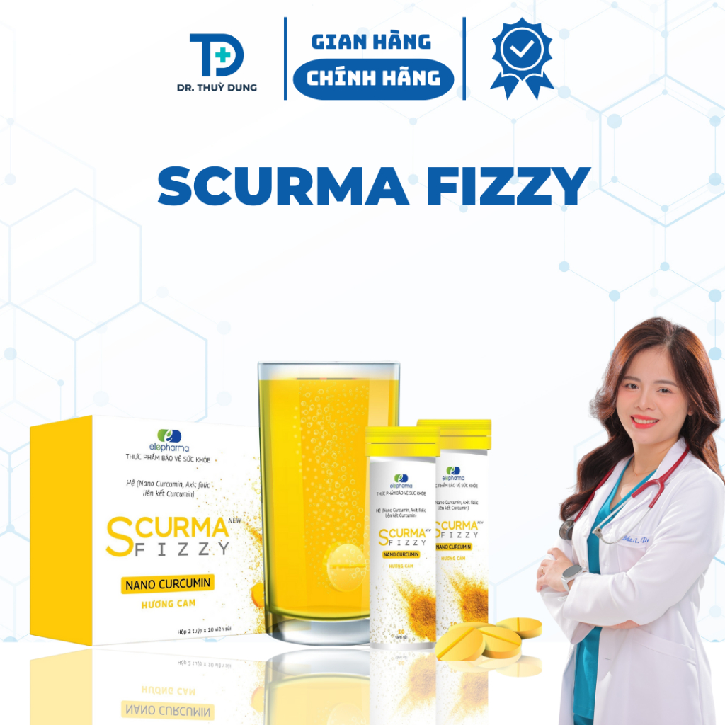 Scurma Fizzy Nano Curcumin Effervescent Tablets heal and reduce ...