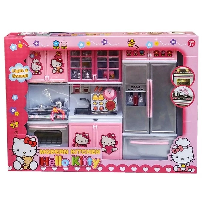 Super cute Hello Kitty kitchen toy set for girls | Shopee Malaysia