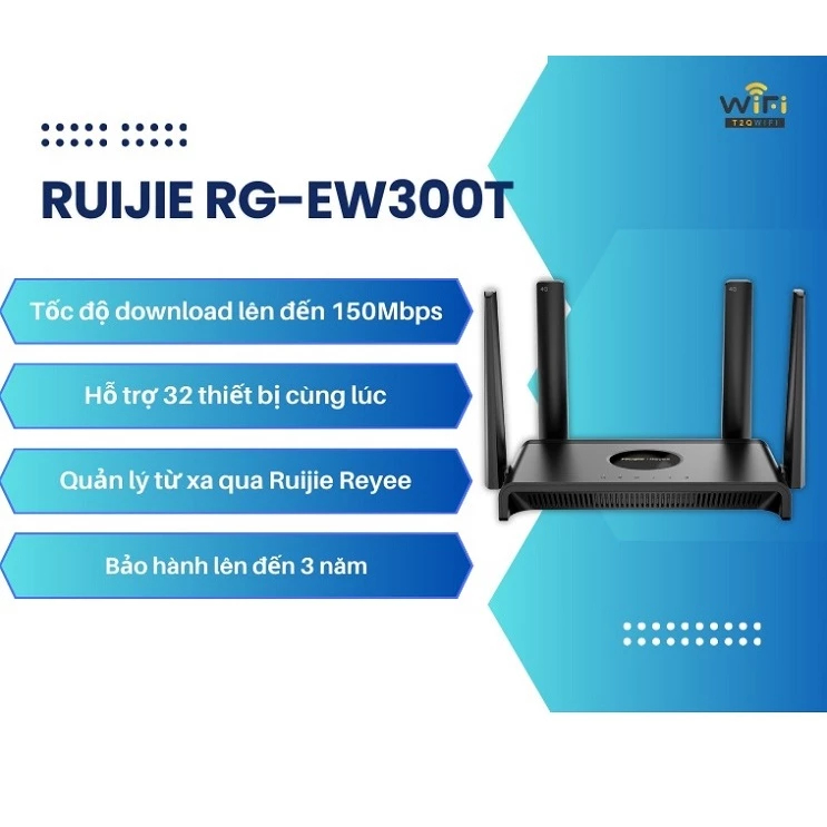 Ruijie RG-EW300T N300 4G LTE WiFi Router | 300mbps | Ruijie Cloud ...