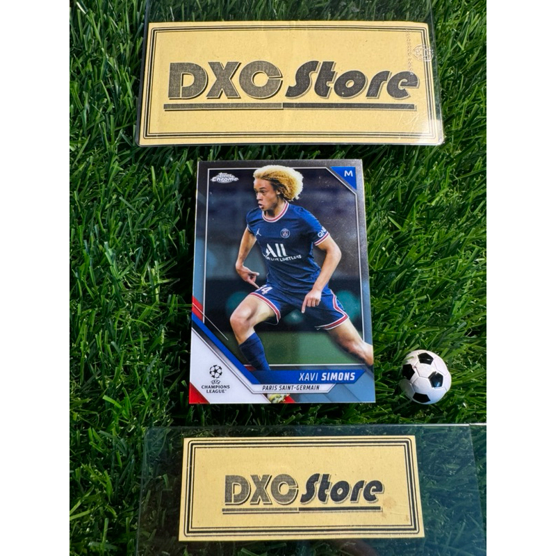[ Genuine ] - TOPPS CHROME 2022 - XAVI SIMONS (PSG) | Shopee Malaysia