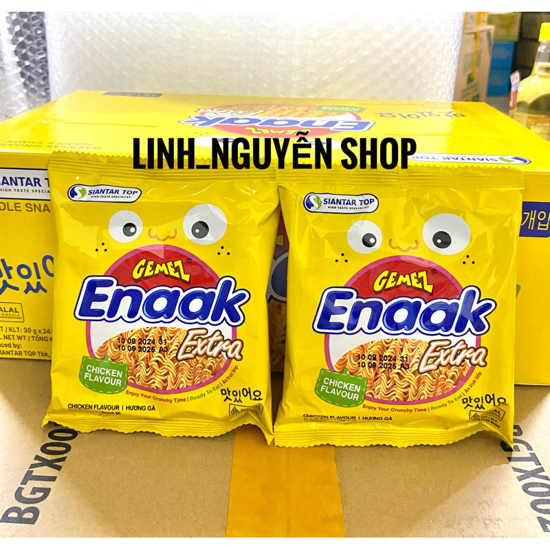Combo 5 packs / 10 packs of Enaak Instant Noodles 30g | Shopee Malaysia