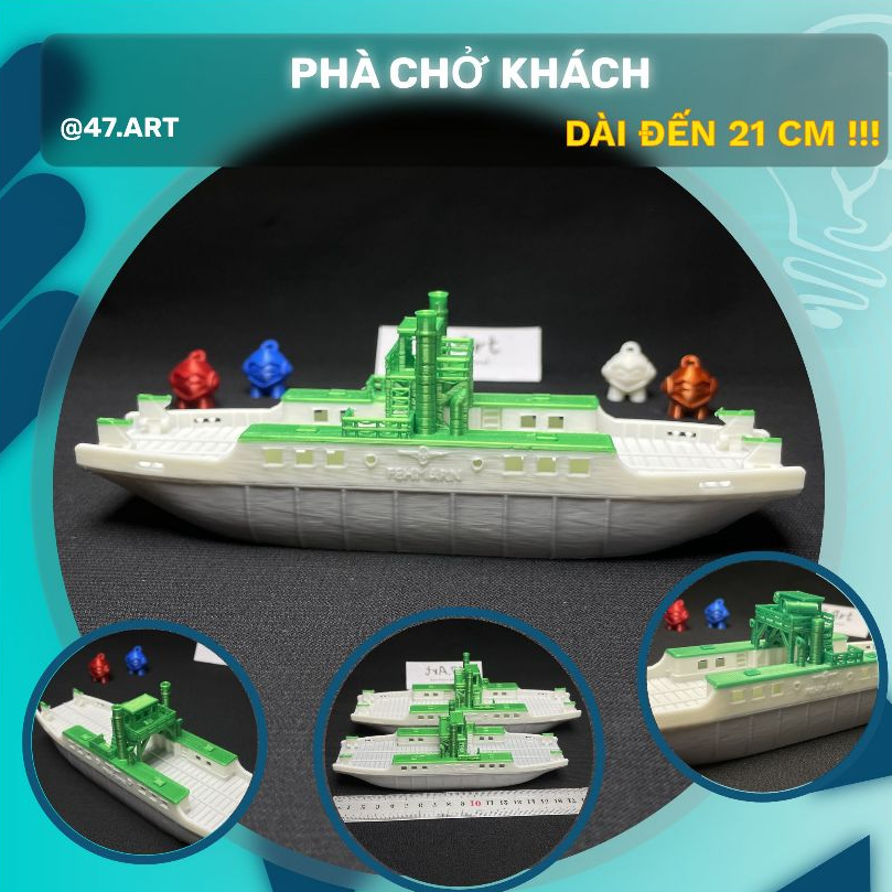 Passenger Ferry Model Toy [GENUINE 47.ART - 3D PRINTED] ships ...