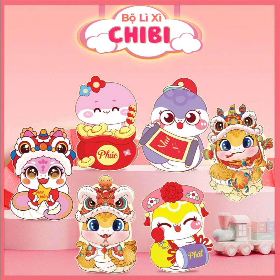 Combo of 100 Labubu, Capypara, Snake At Ty ChiBi Red Packets New Model ...