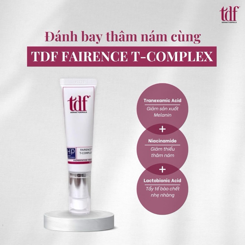 New model Tdf Fairence T- Complex (30g) Cream to reduce skinSlingshot ...