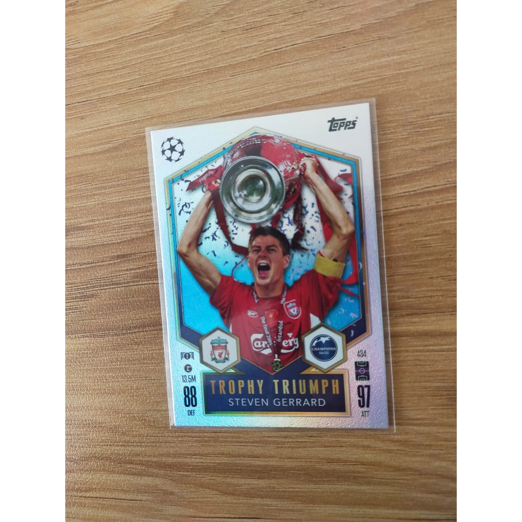 Topps Match Attax Football Card 24/25 24 25 2025 Steven Gerrard - G8 ...