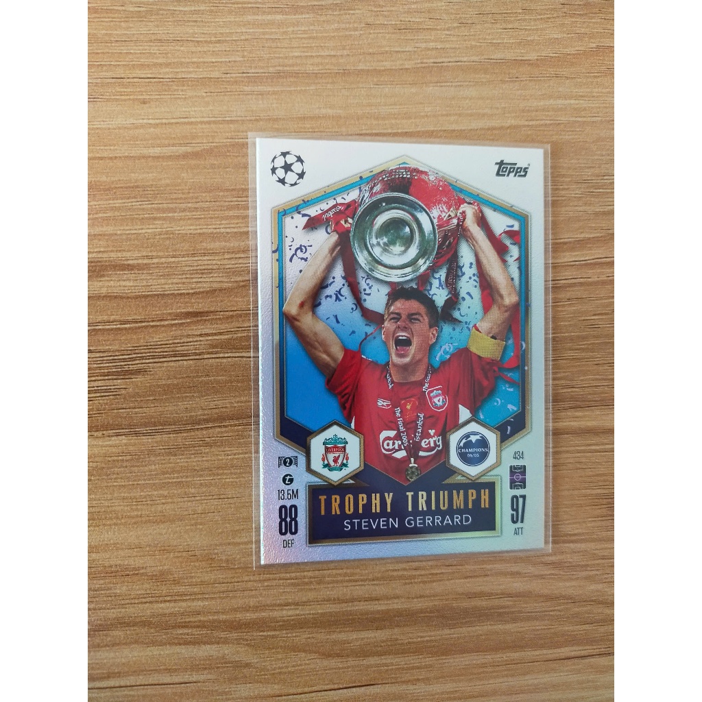Topps Match Attax Football Card 24/25 24 25 2025 Steven Gerrard ...