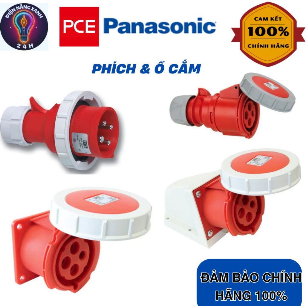 Pce Plug and Socket 4P32A 440V 3H IP67(F0242-3V)_Genuine | Shopee Malaysia