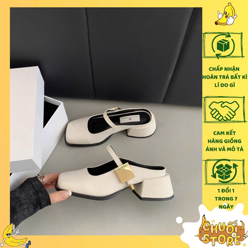 [READY + Qc STANDARD] Luxurious square-toed doll loafers with square ...