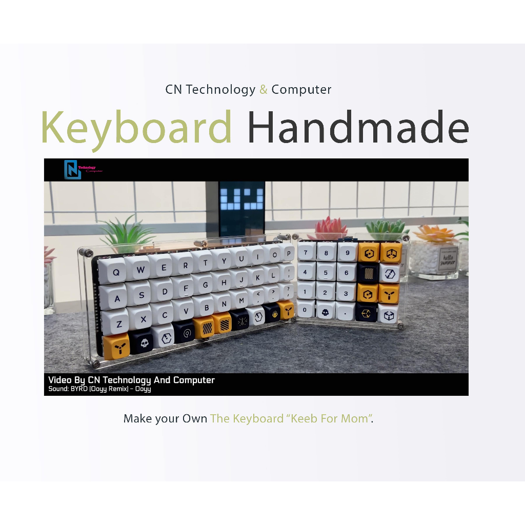 Diy Keyboard Layout 20 40 Keeb For Mom Controlled via ATmega32U4 Can Remap With Keys | Shopee ...